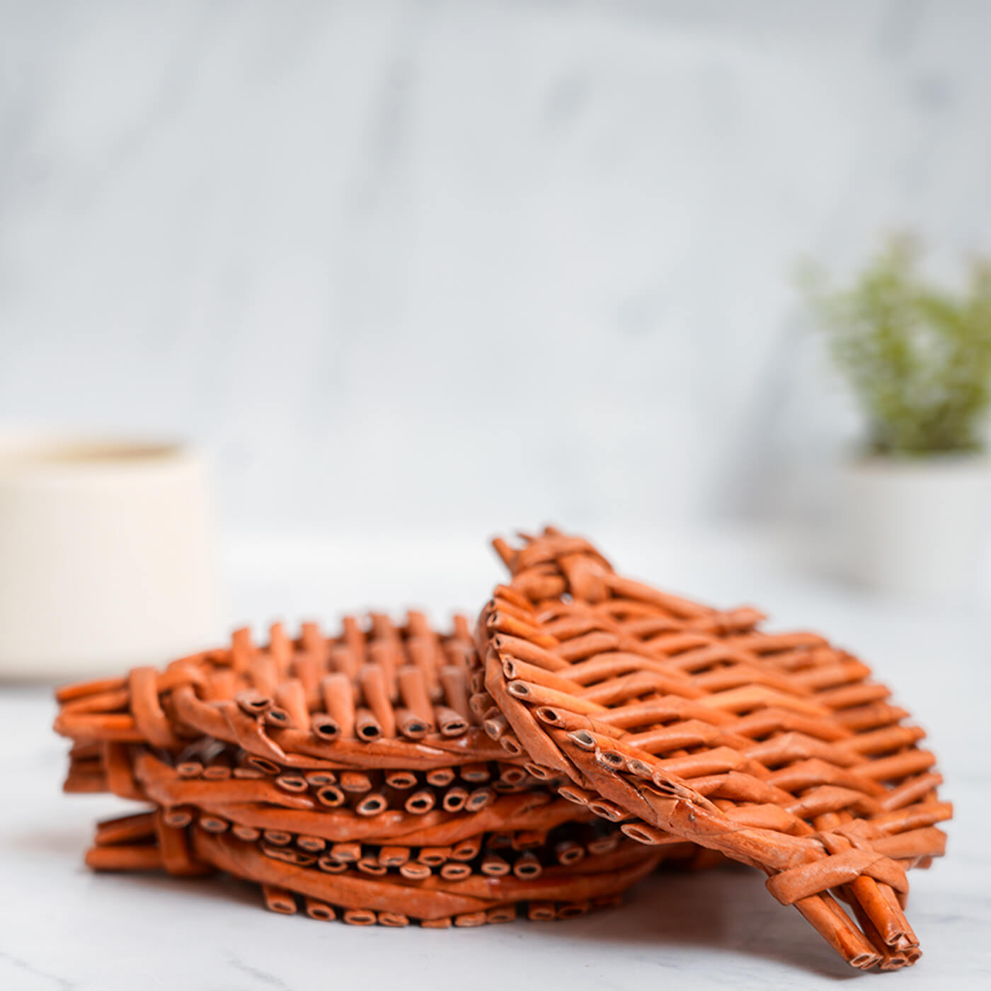 Buy Handmade Upcycled Leaf Shaped Coaster Online On Zwende