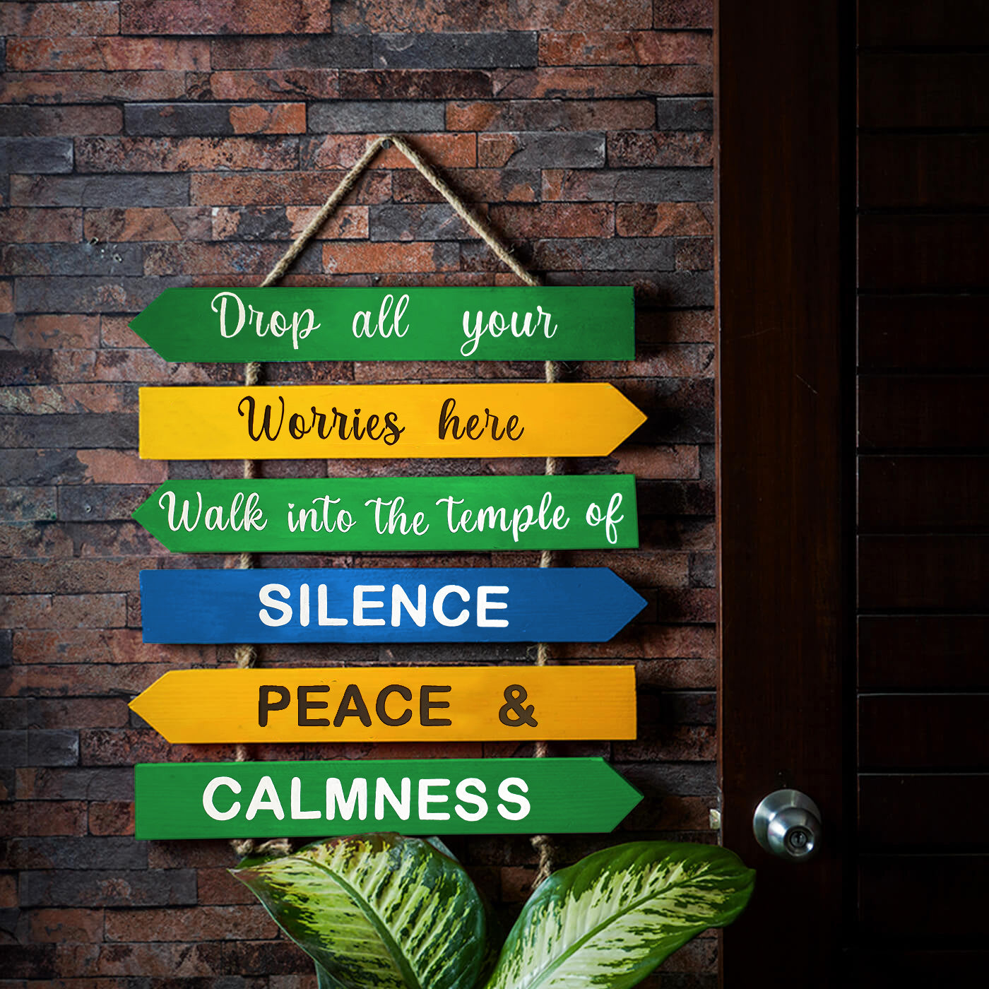 Buy Hand-painted Welcome Board Online On Zwende