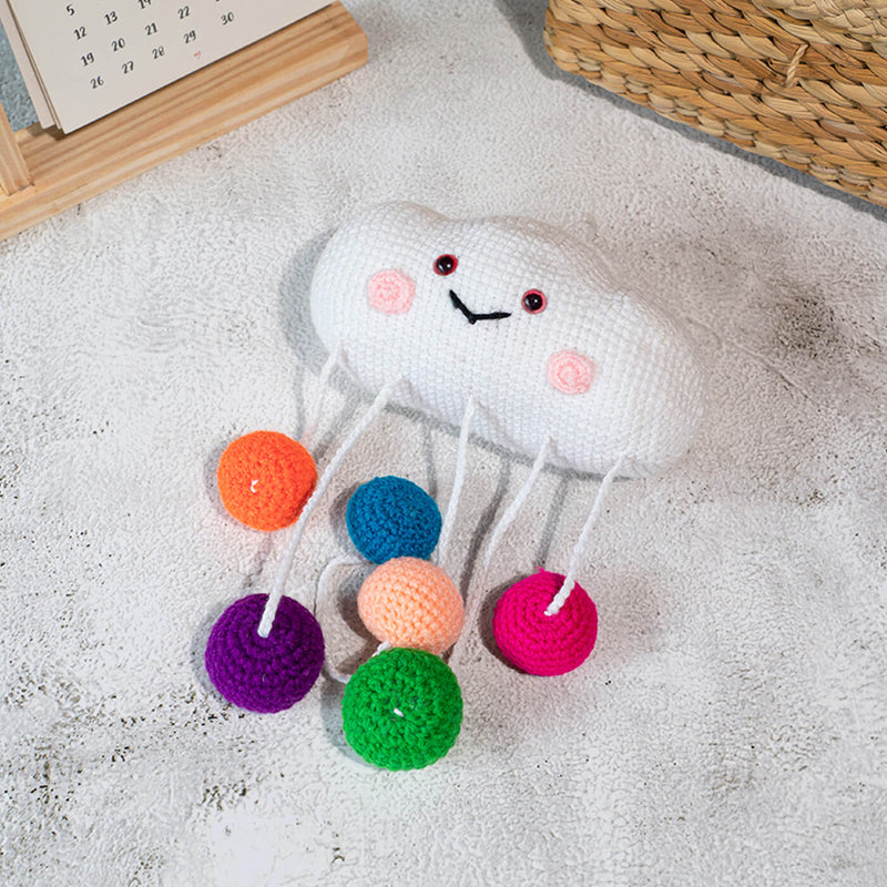 Handmade Crochet Cloud Toy – Zwende