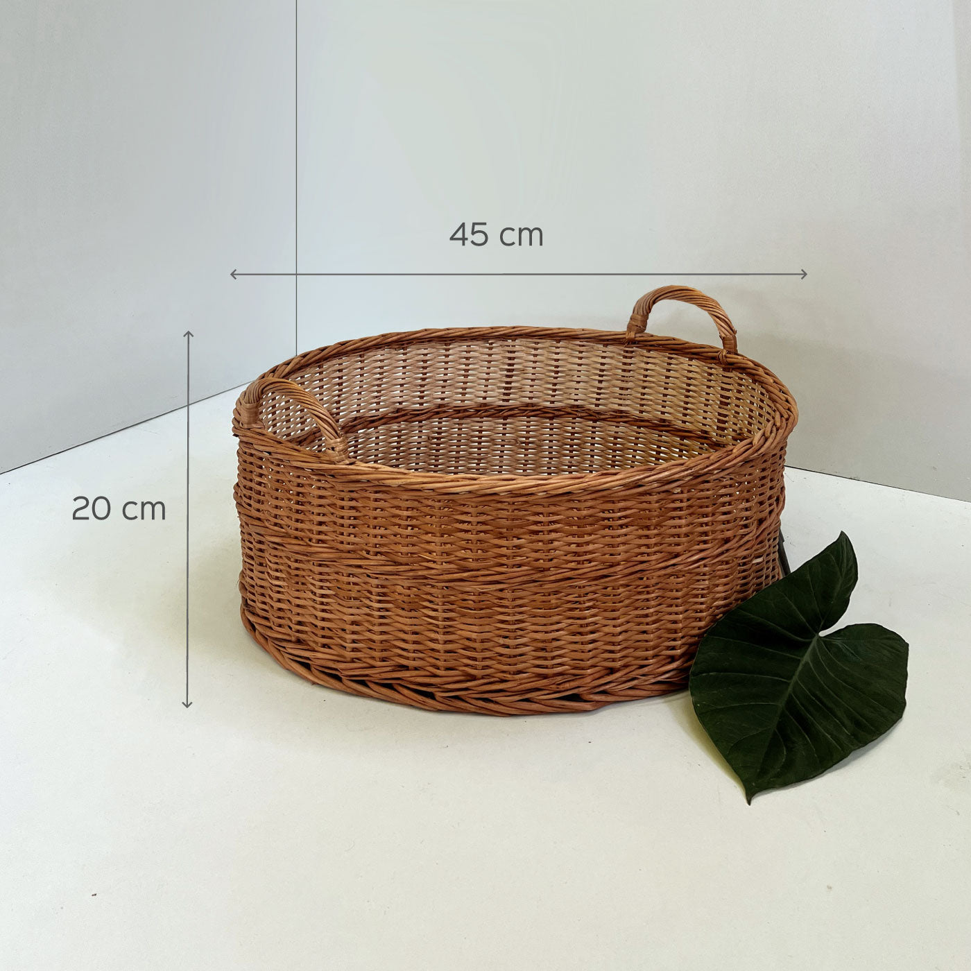 Buy Handwoven Wicker Peony Basket Online On Zwende