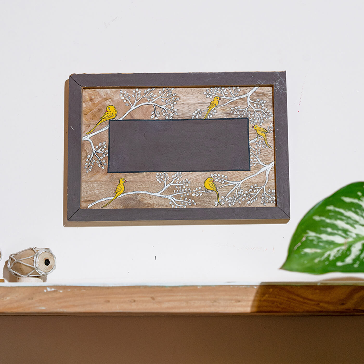 Buy Hand-painted Parrot Design Nameboard Online On Zwende