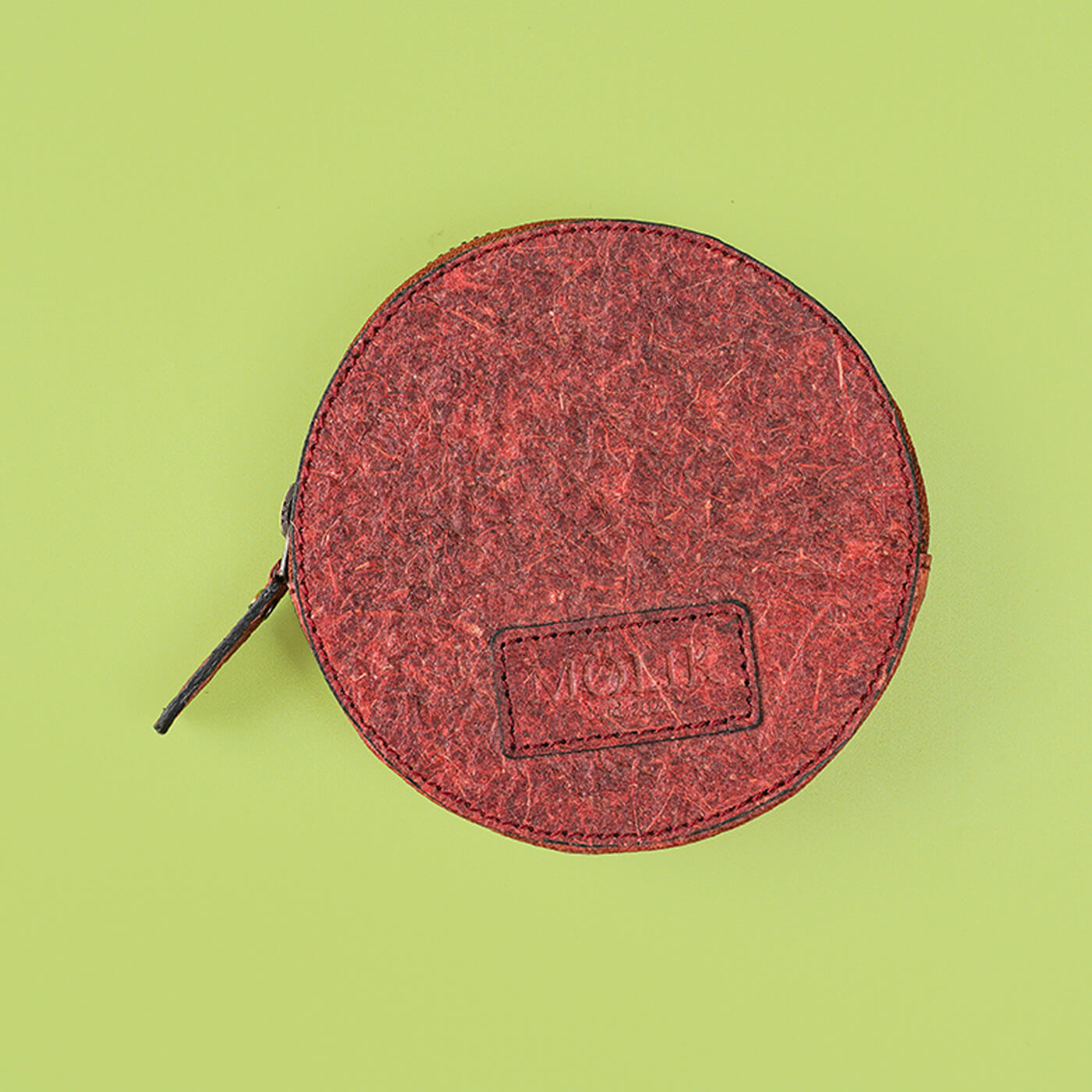 Buy Round Coconut Leather Wallet Online On Zwende