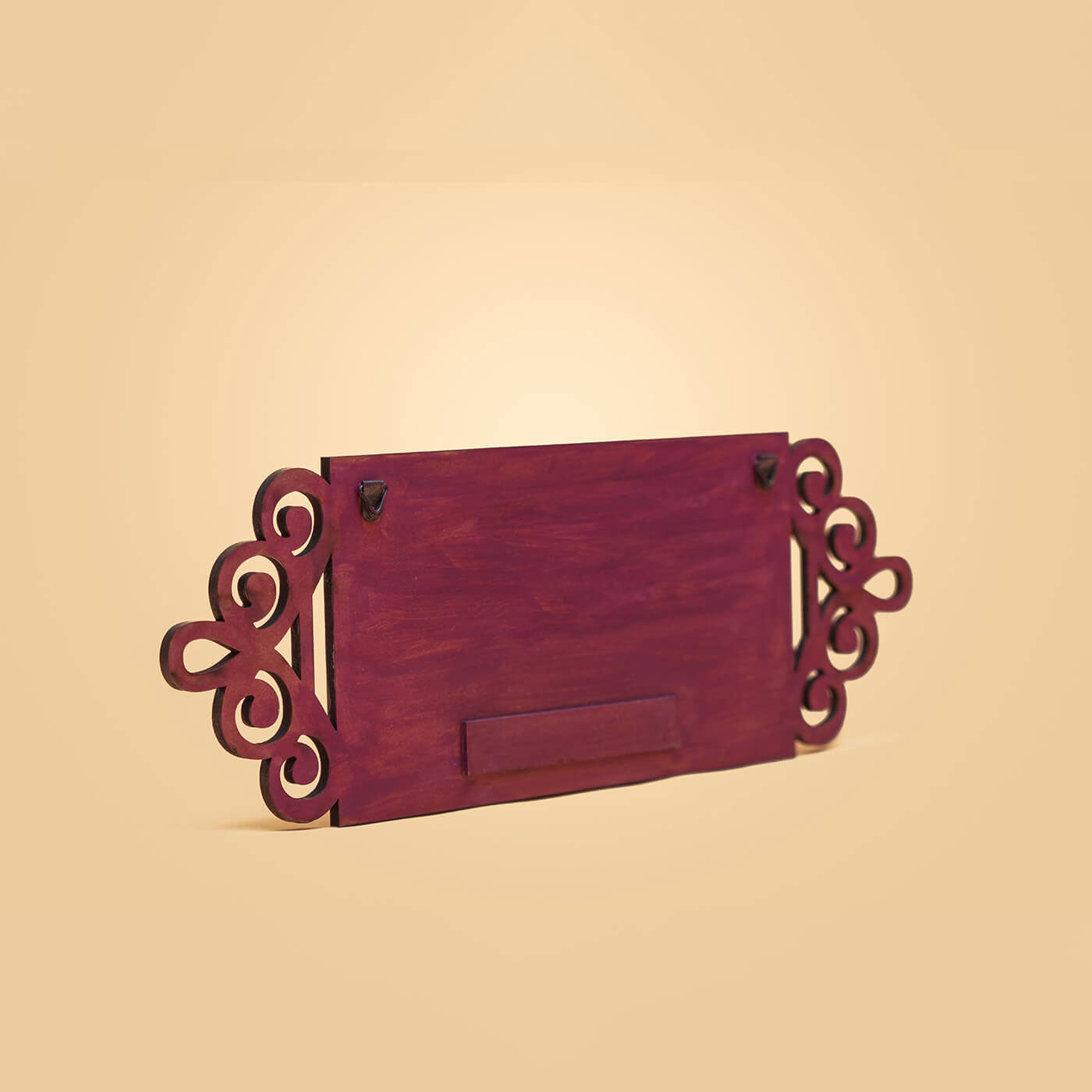 Buy Handpainted Rectangular One Stroke Art Nameboard - Maroon Online On ...