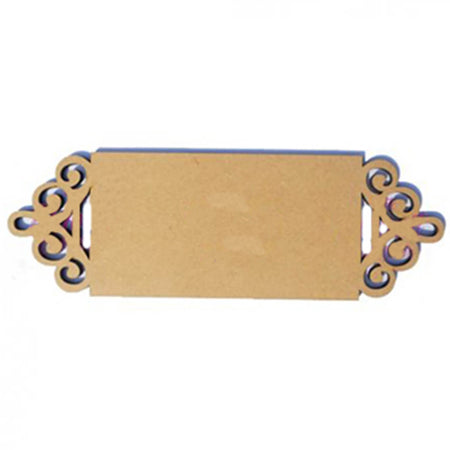 Buy Ready to Paint MDF Base - Floral Border Online On Zwende