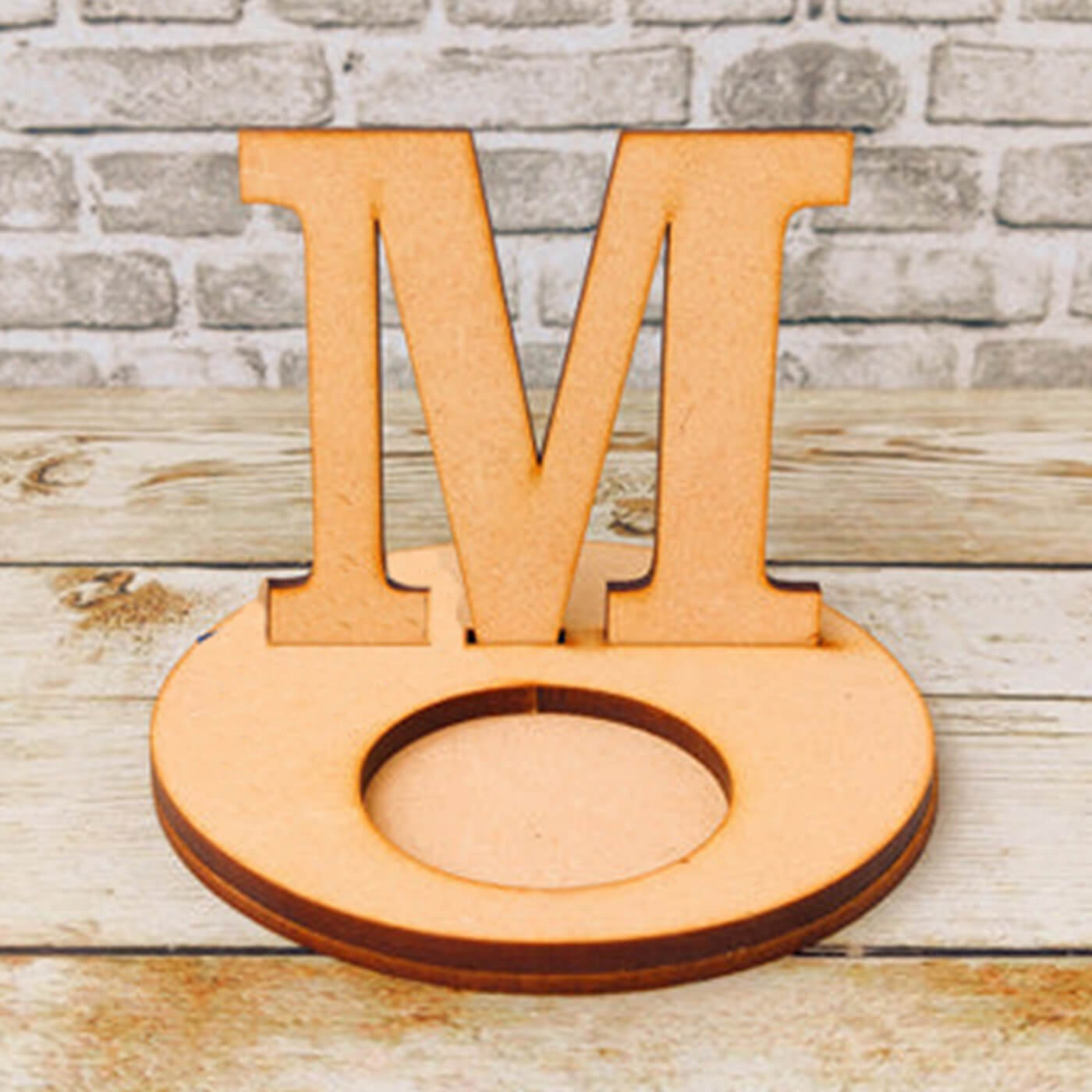 Buy Ready to Paint MDF Monogram Tealight Holder "M" - TI128 Online On ...