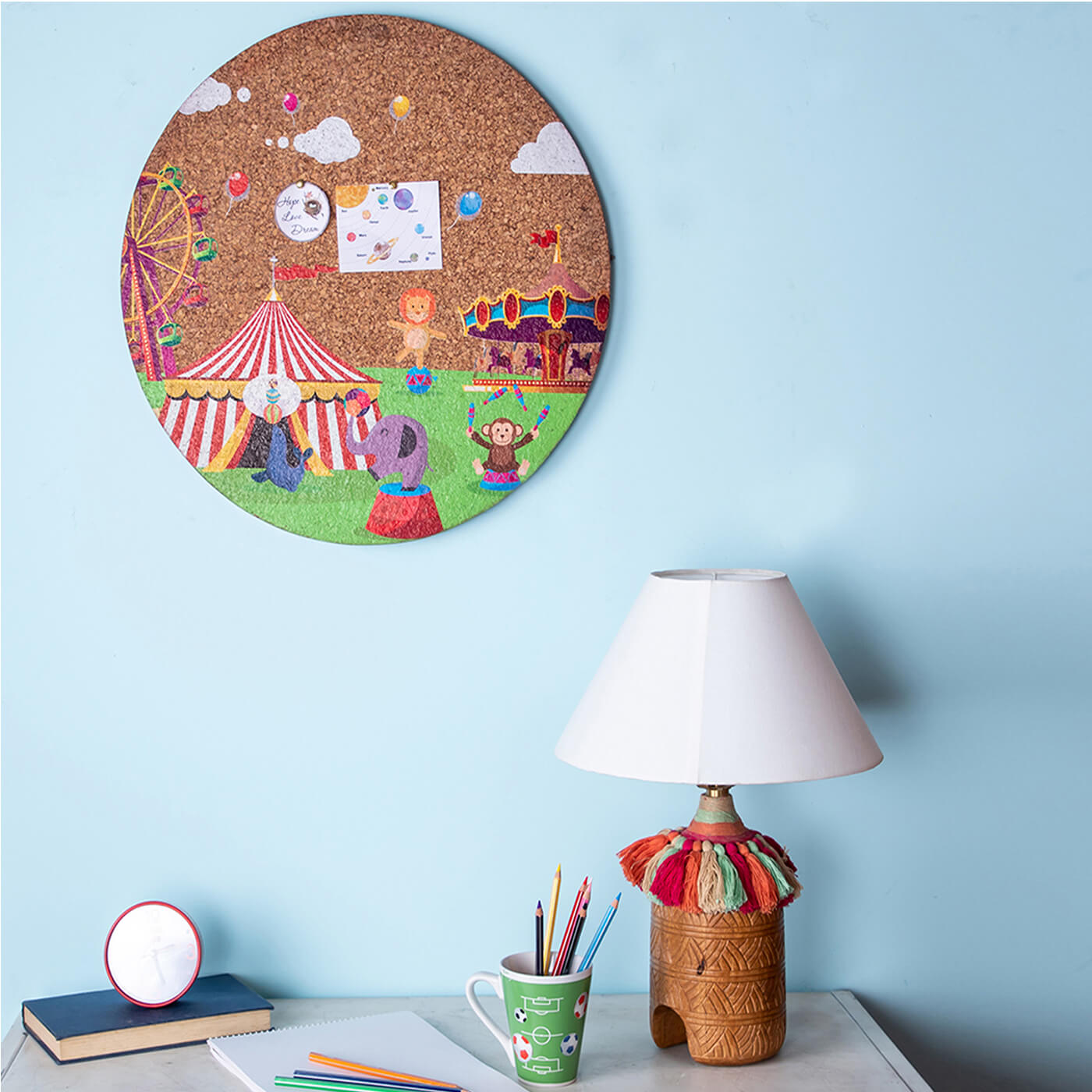 Buy Magic Circus Cork Pinboard for Kids Online On Zwende