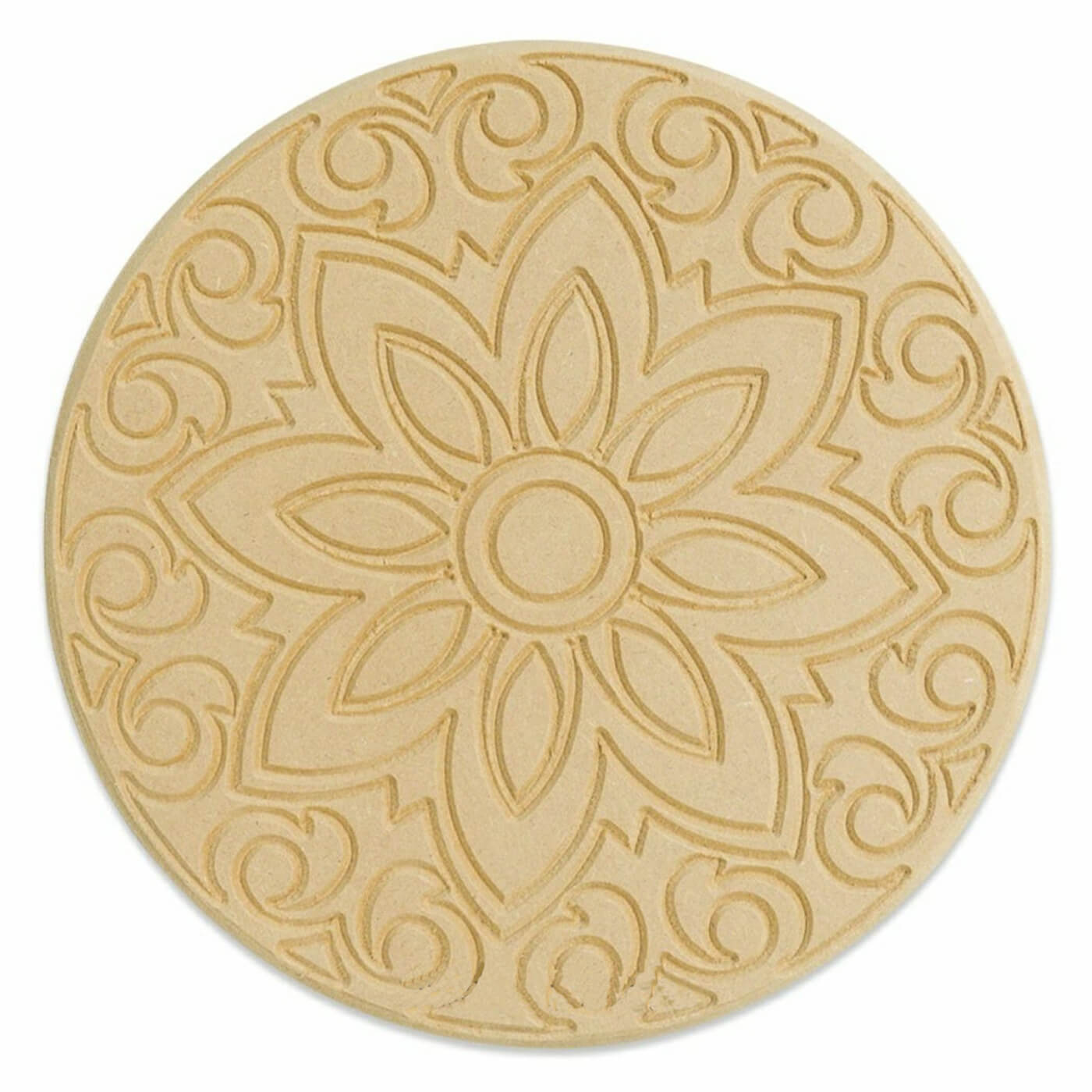 Buy Ready to Paint MDF Engraved Mandala Base - 1112 Online On Zwende