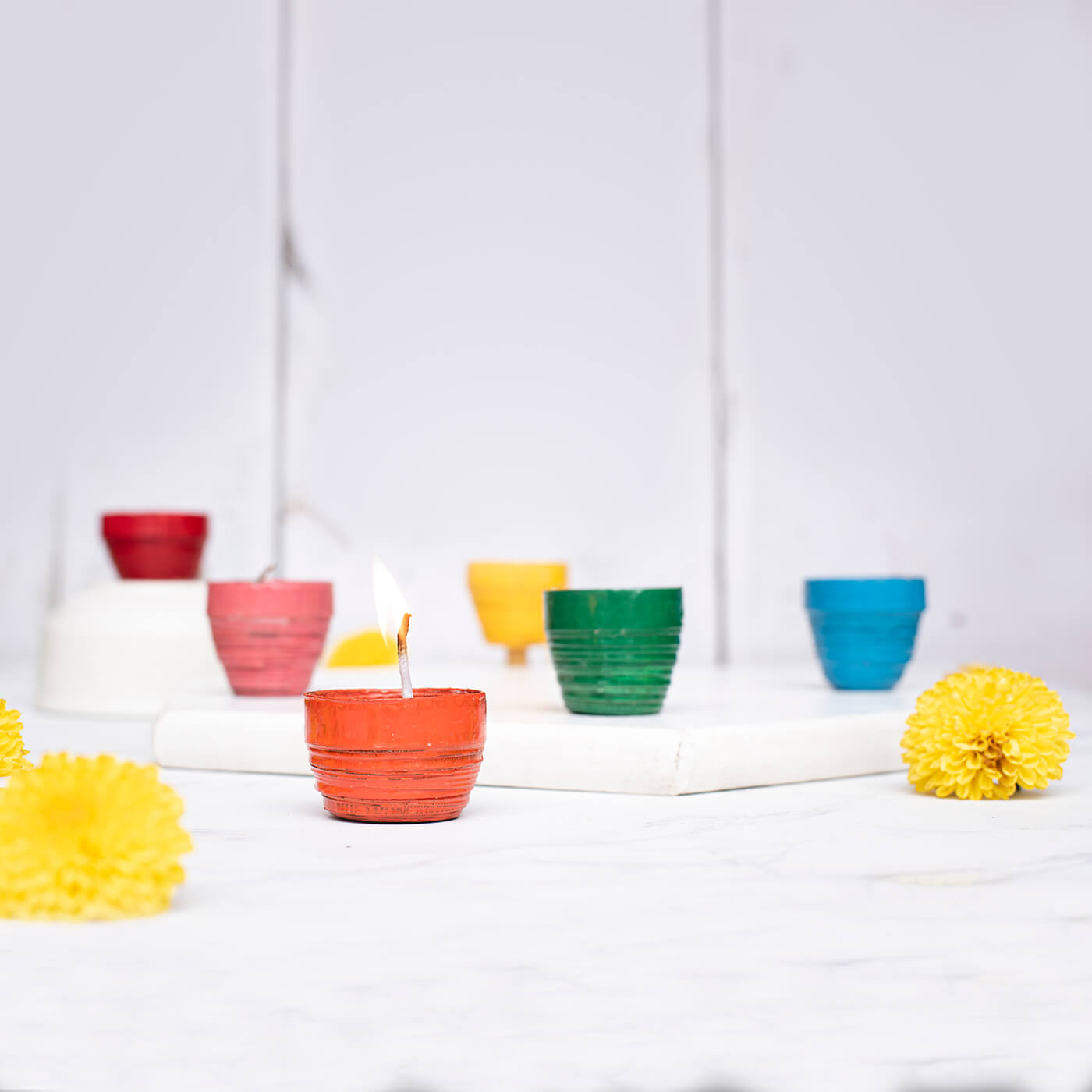 Buy Eco Paper Candles - Set of 6 Online On Zwende