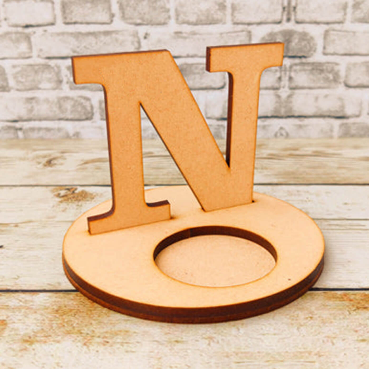 Buy Ready to Paint MDF Monogram Tealight Holder "N" - TI129 Online On ...