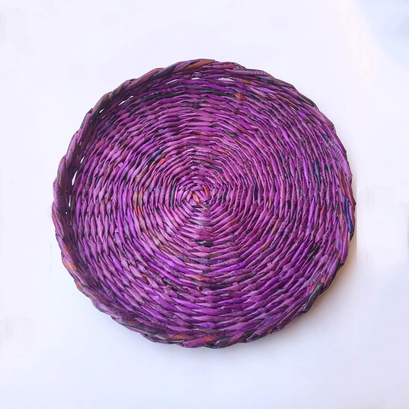 Buy Handmade Upcycled Paper Storage Basket Online On Zwende