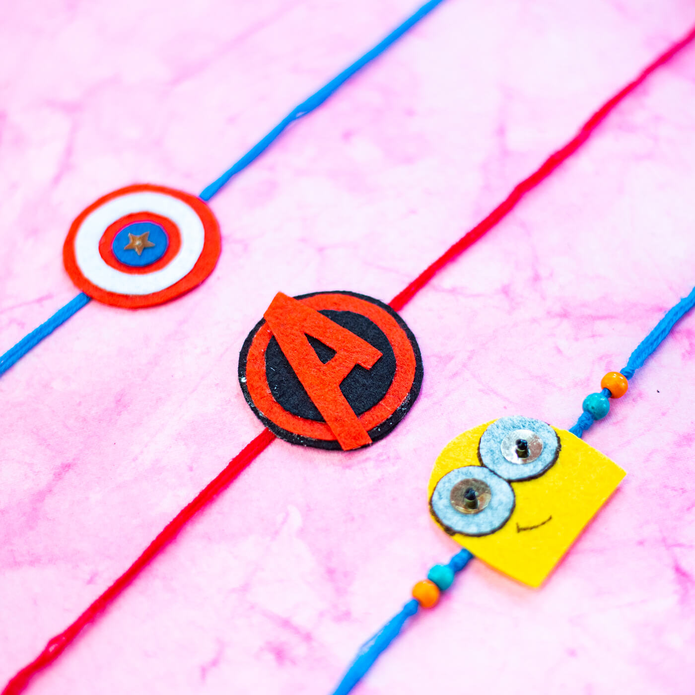 Buy Kids Rakhi Set - Fun & Power | Set of 2 Online On Zwende