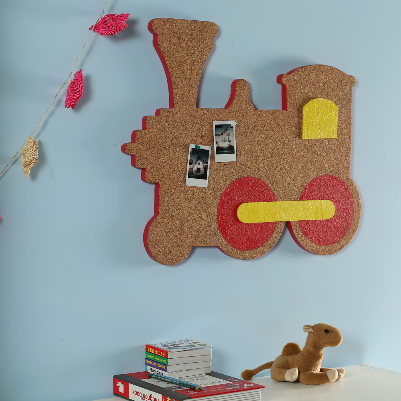 Buy Train Cork Pinboard for Kids Online On Zwende