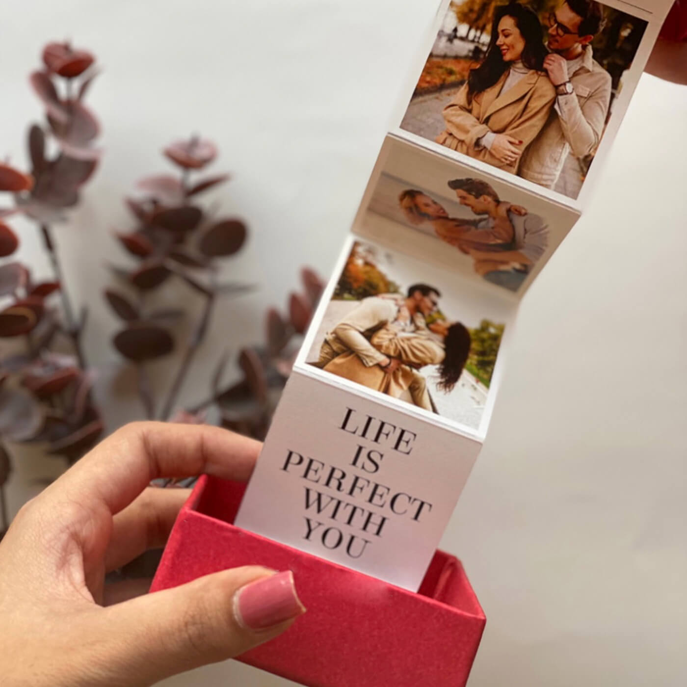 Buy Personalized Pull Out Photo Album Online On Zwende