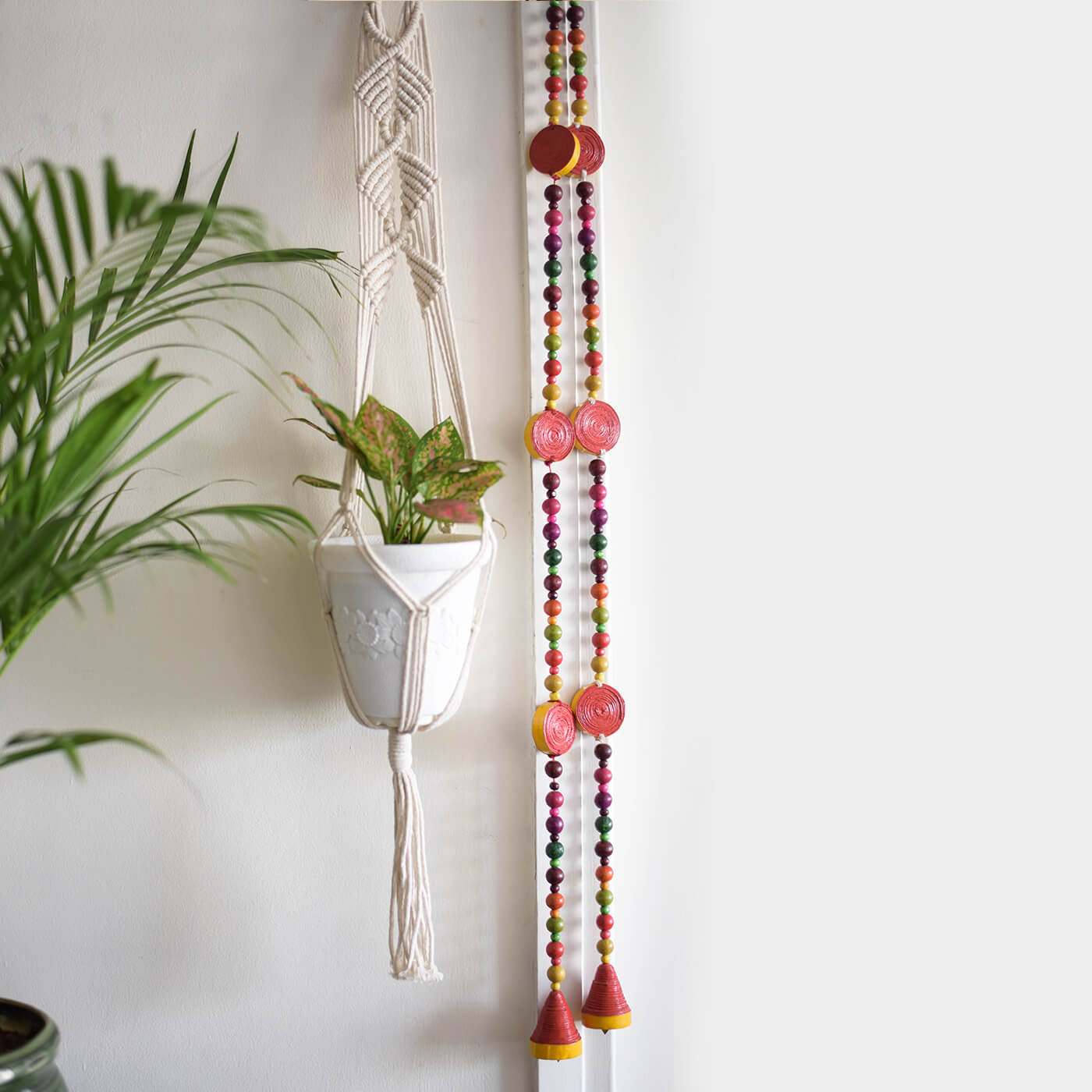 Buy Upcylced Decorative Door Strings - Multicolor Online On Zwende