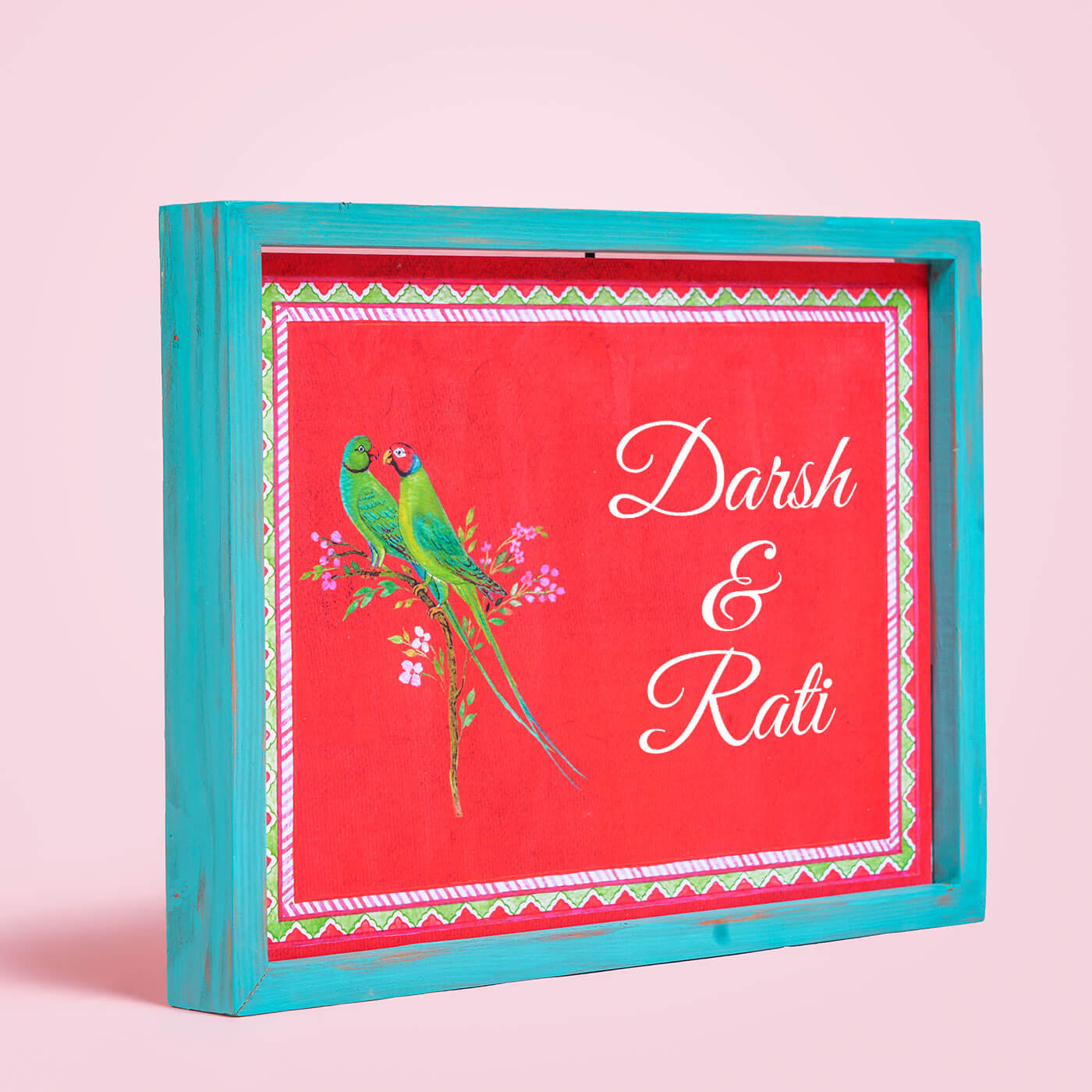 Buy Handcrafted Framed Nameplate - Shuk Online On Zwende