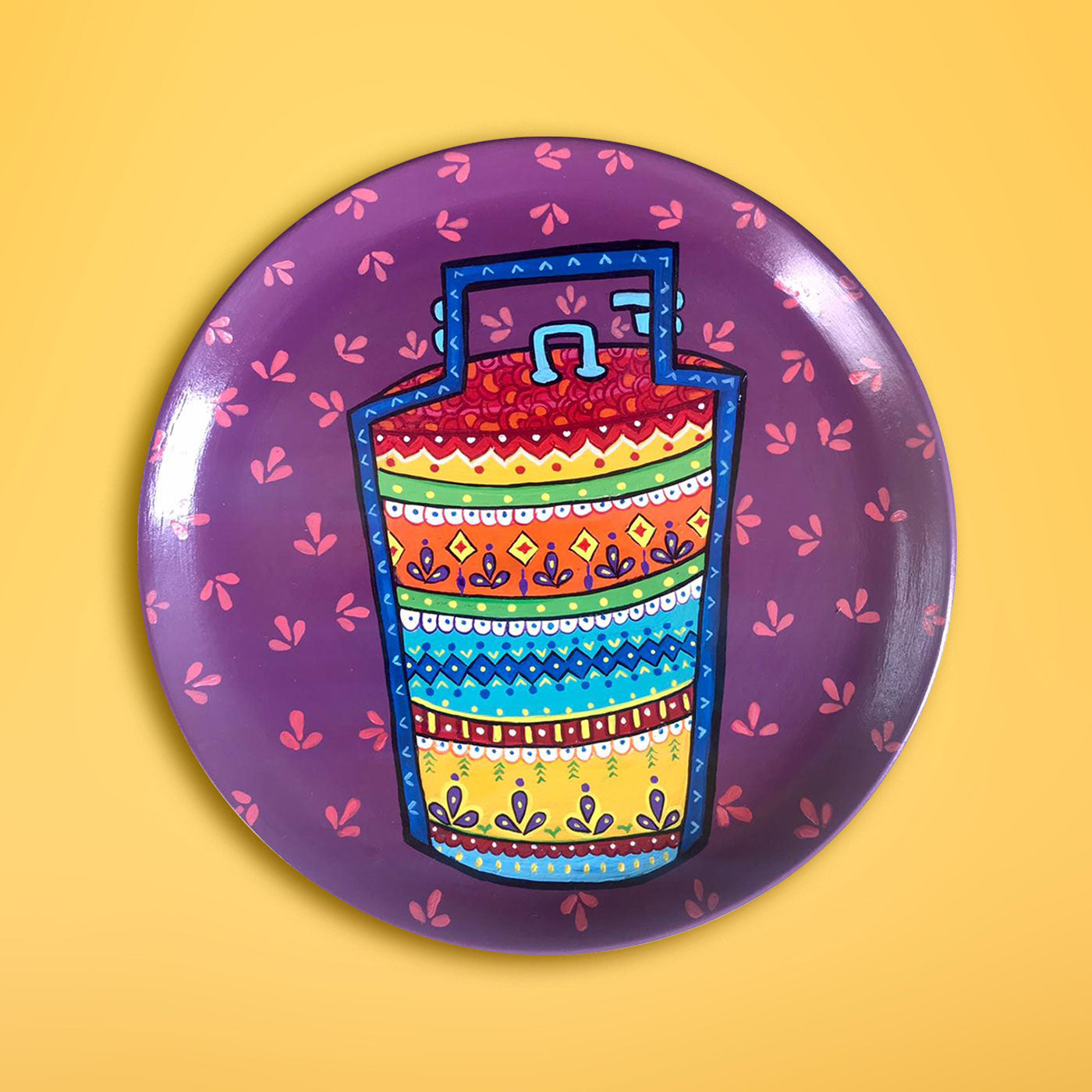 Buy Retro Tiffin Wall Plate Online On Zwende
