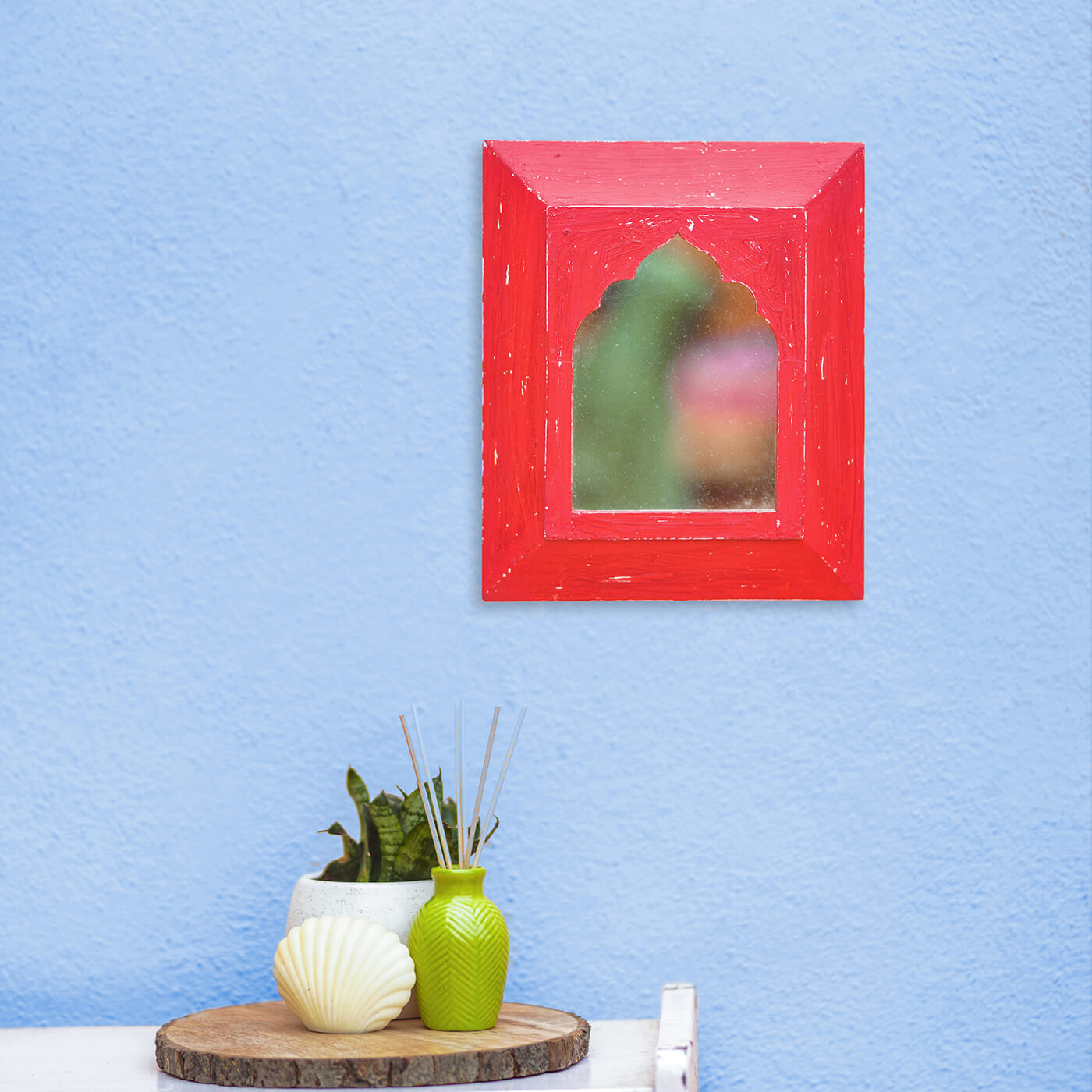 Buy Vintage Small Mughal Styled Mirror Online On Zwende