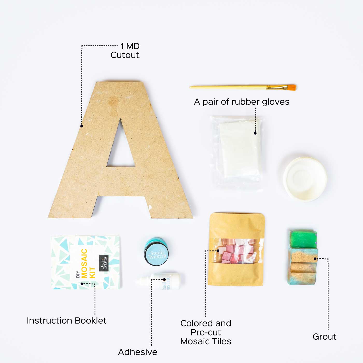 Buy Mosaic Monogram DIY Kit Online On Zwende