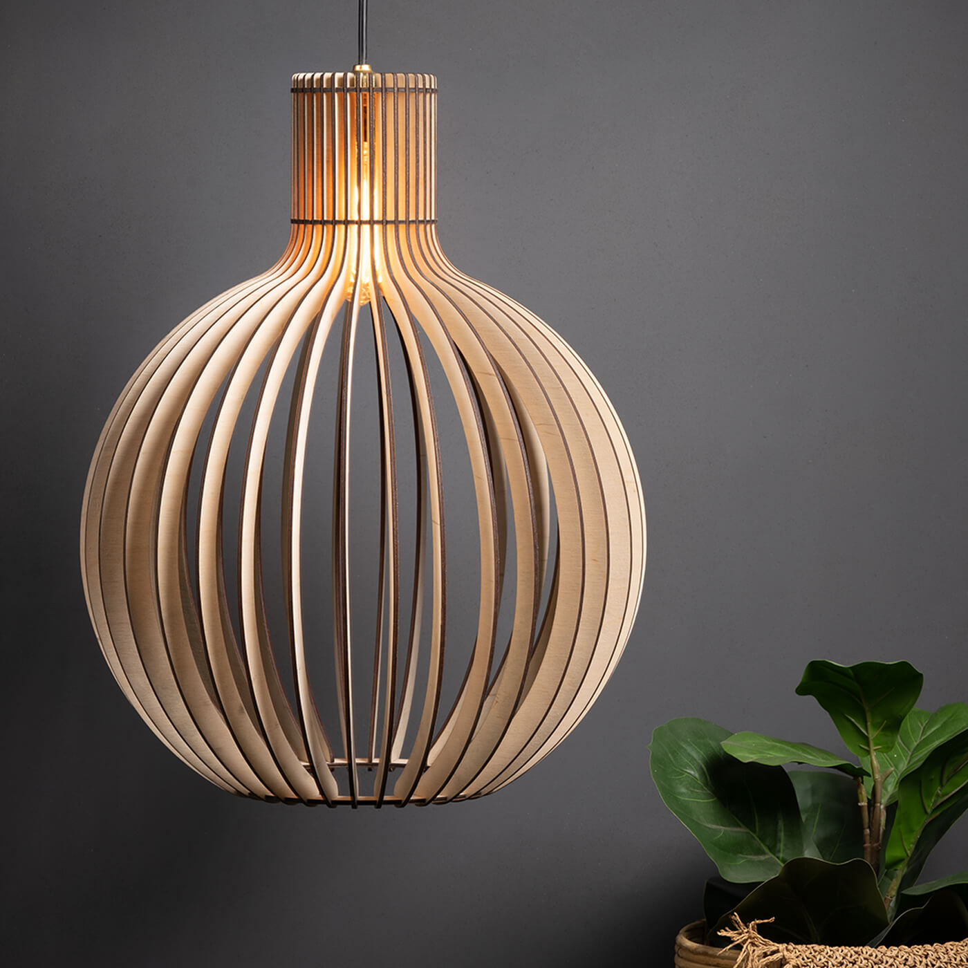 Buy Bongo Birch Wood Lamp Online On Zwende