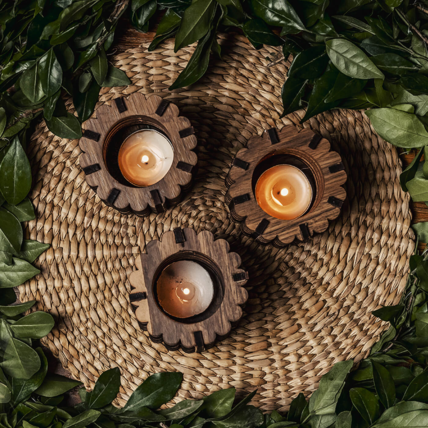 Buy Chloe Tealight Holder| Set of 3 Online On Zwende