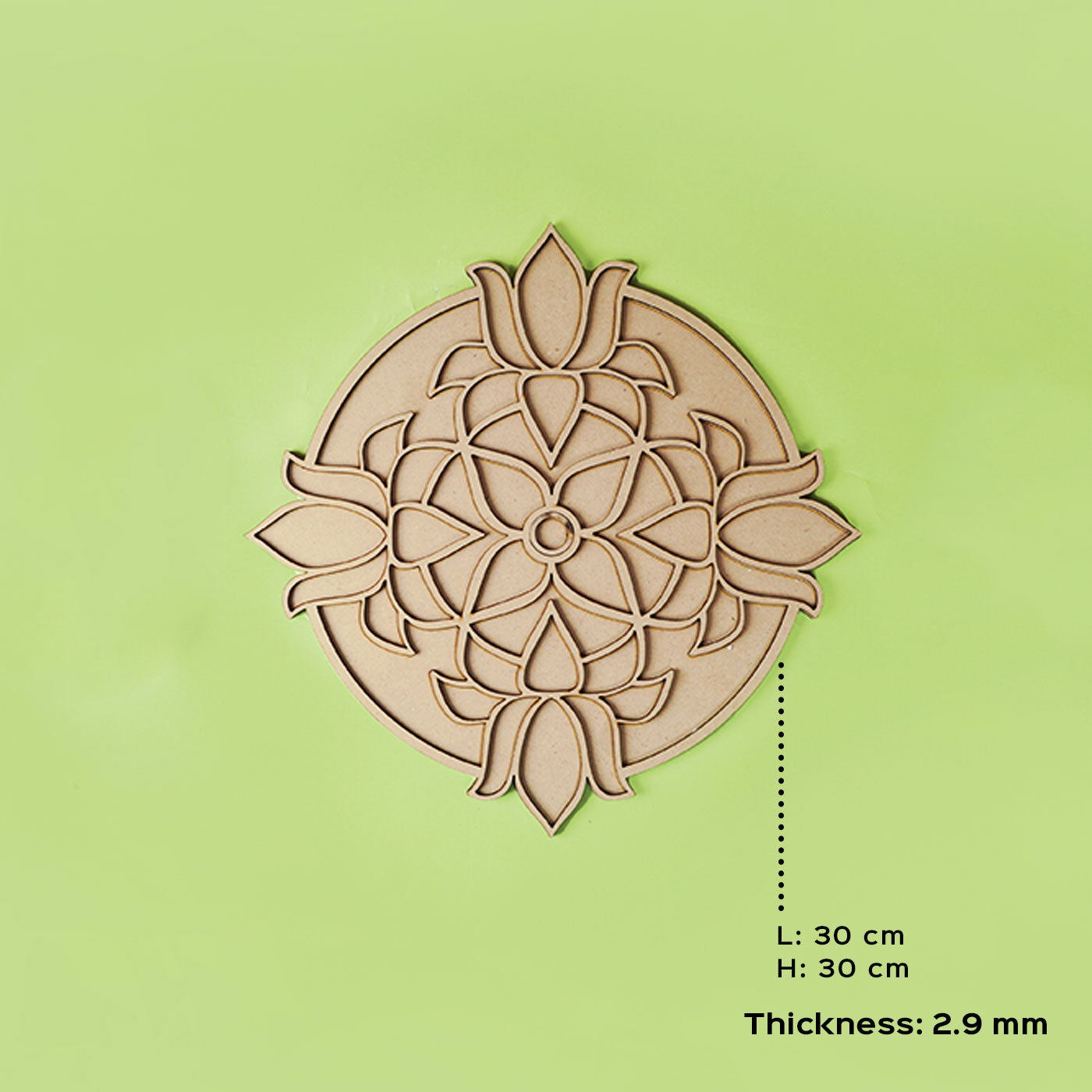 Buy Colourful MDF DIY Festive Rangoli Kit Online On Zwende