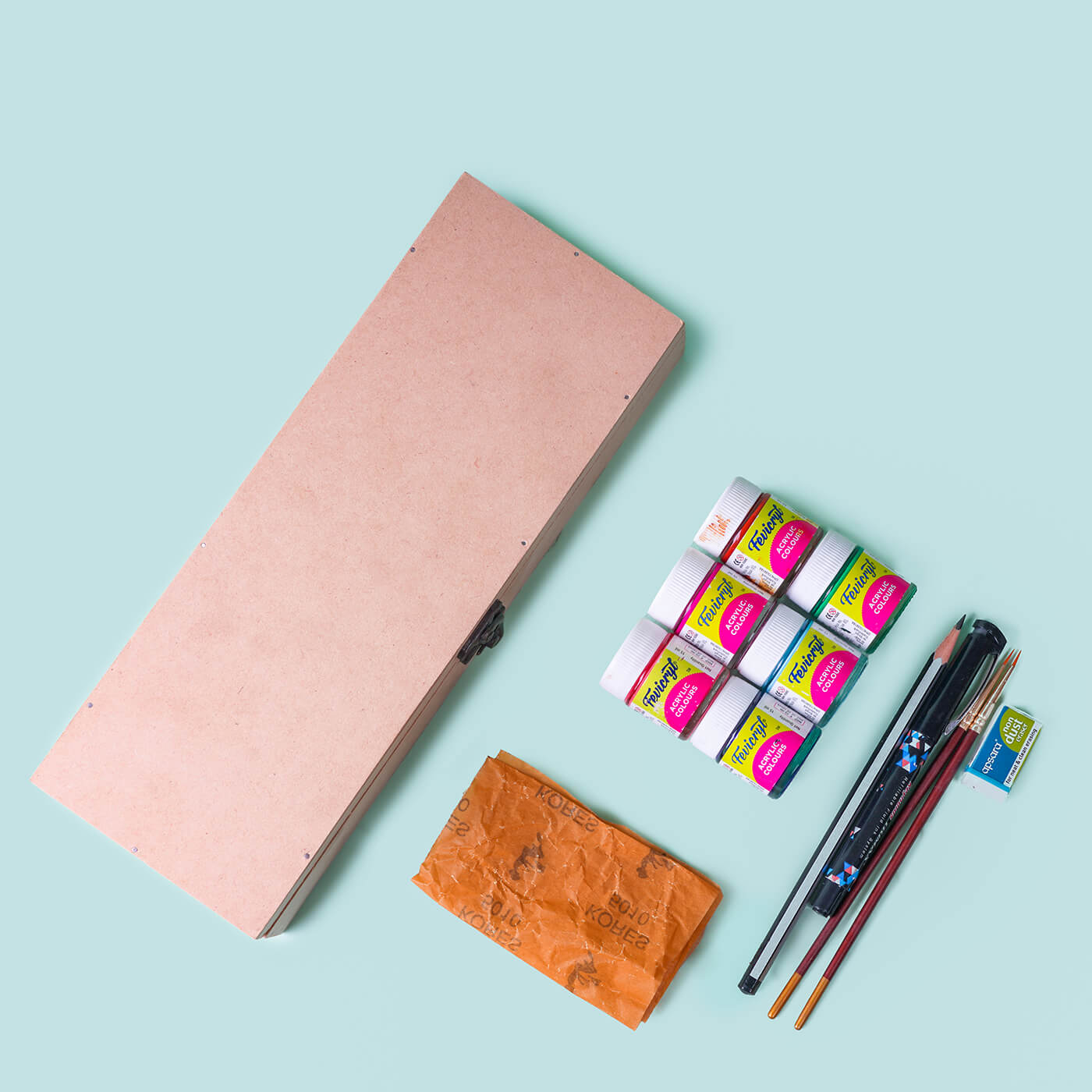 Buy Madhubani Watch Box Painting - All Inclusive DIY Kit Online On Zwende