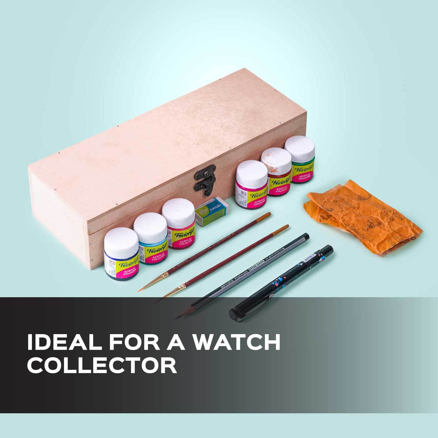 Buy Madhubani Watch Box Painting - All Inclusive DIY Kit Online On Zwende