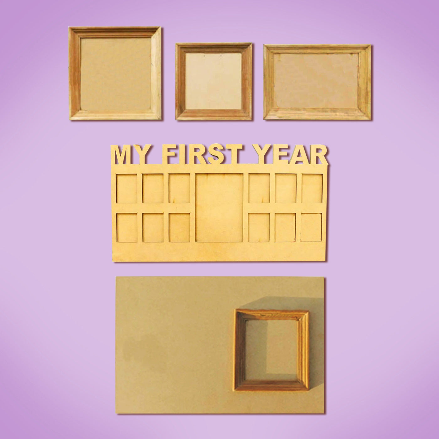 Buy Trial Pack - Ready to Paint MDF Photo Frame - Baby Shower Online On ...