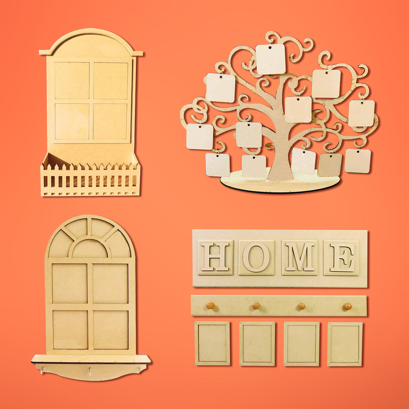 Buy Trial Pack - Ready to Paint MDF Photo Frame - Baby Family Online On ...