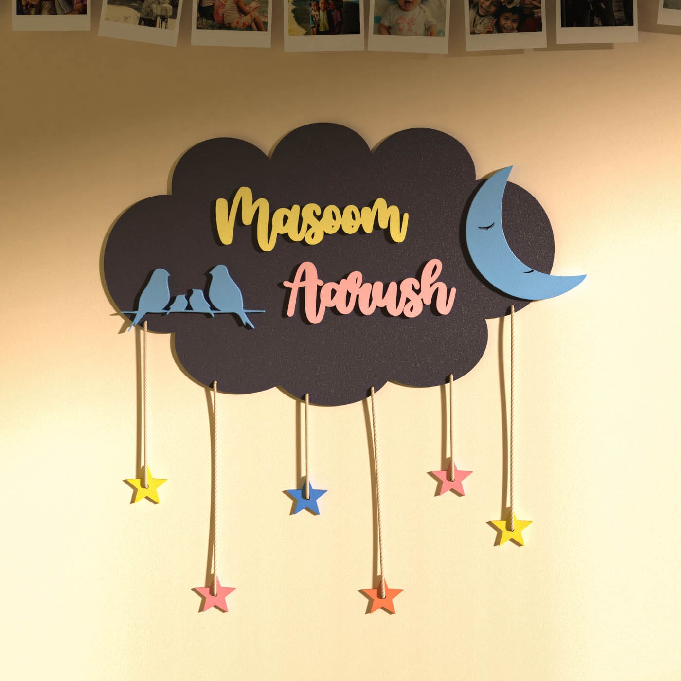 Buy Two Name Cloud Nameboard Online On Zwende