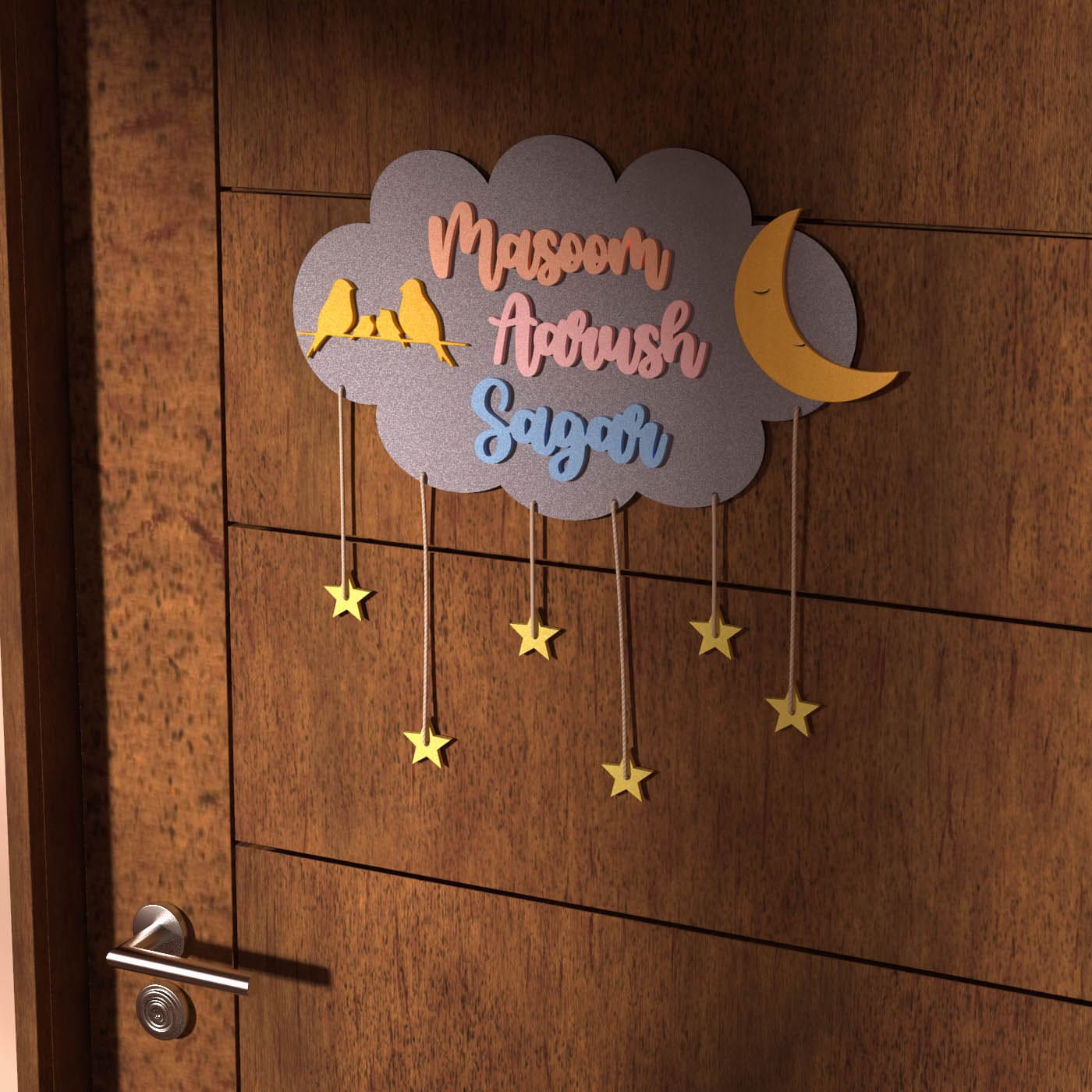 Buy Three Name Cloud Nameboard Online On Zwende