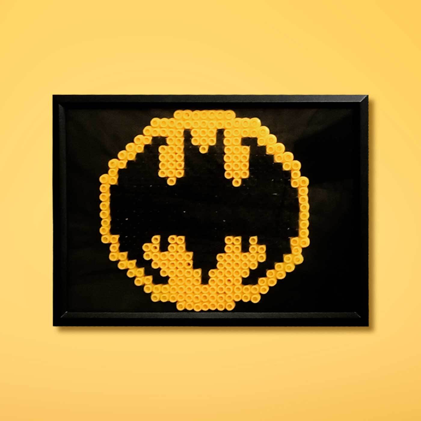 Buy Batman Wall Frame with Perler Beads Online On Zwende