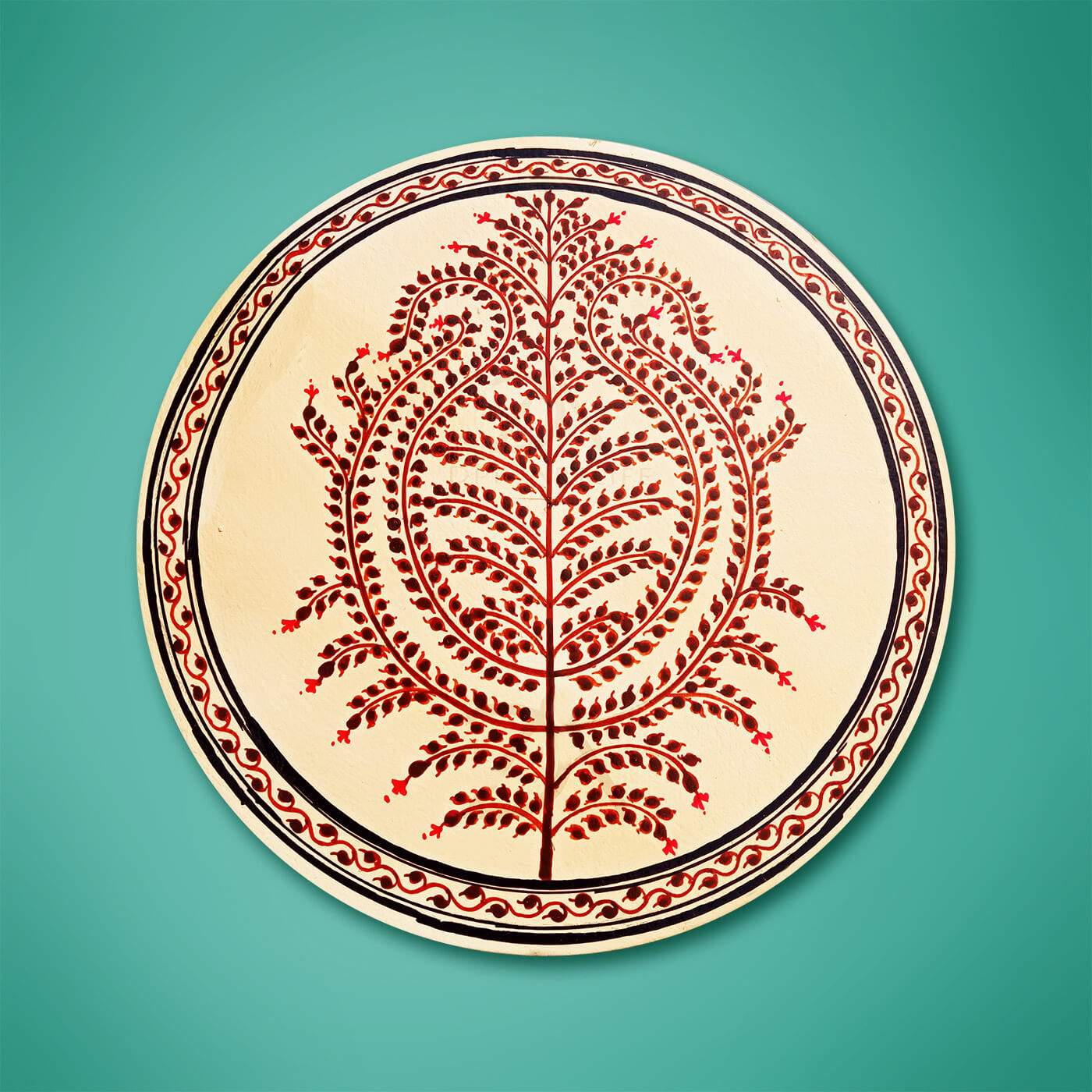 Buy Handpainted Tree of Life- Yellow Online On Zwende