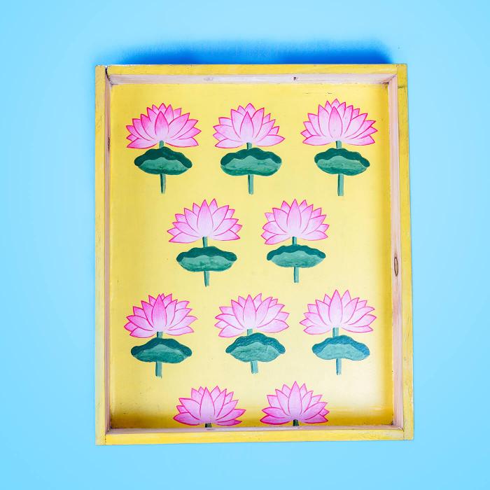 Buy Pichwai Serving Tray - Medium Online On Zwende