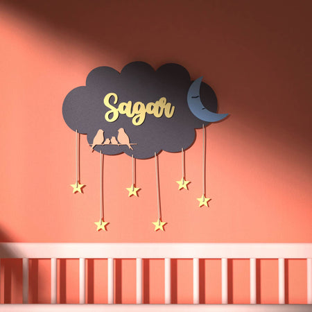 Buy Single Name Cloud Nameboard Online On Zwende