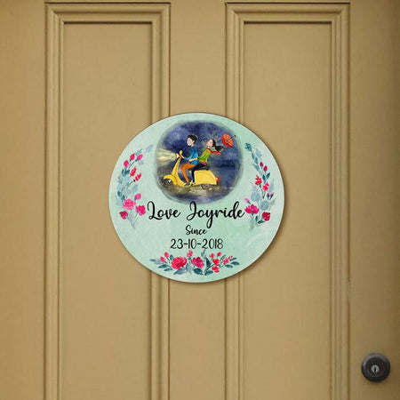 Buy Round Hand-painted Character Nameboard Online On Zwende