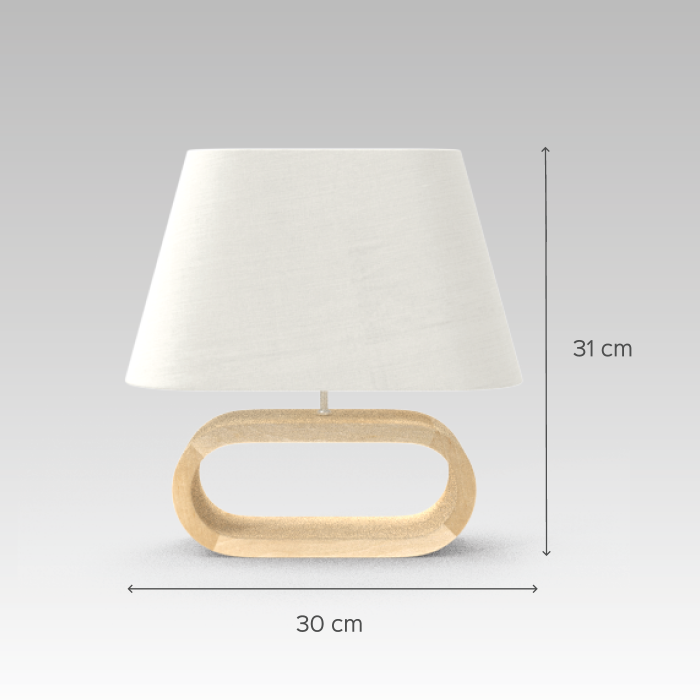 Handpainted Conical Trapezium Lamp – Zwende