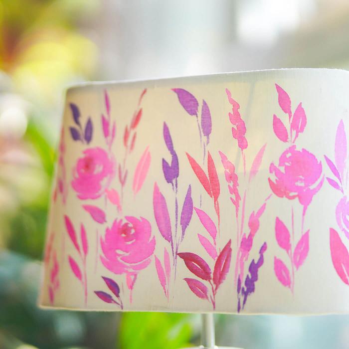 Handpainted Conical Trapezium Lamp – Zwende
