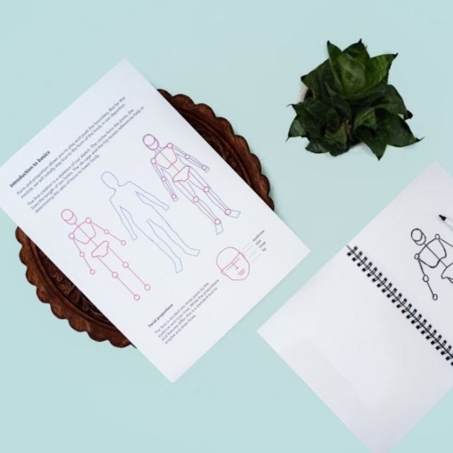 Buy Mini Printable - Learn to Draw Humans in Line Art Online On Zwende